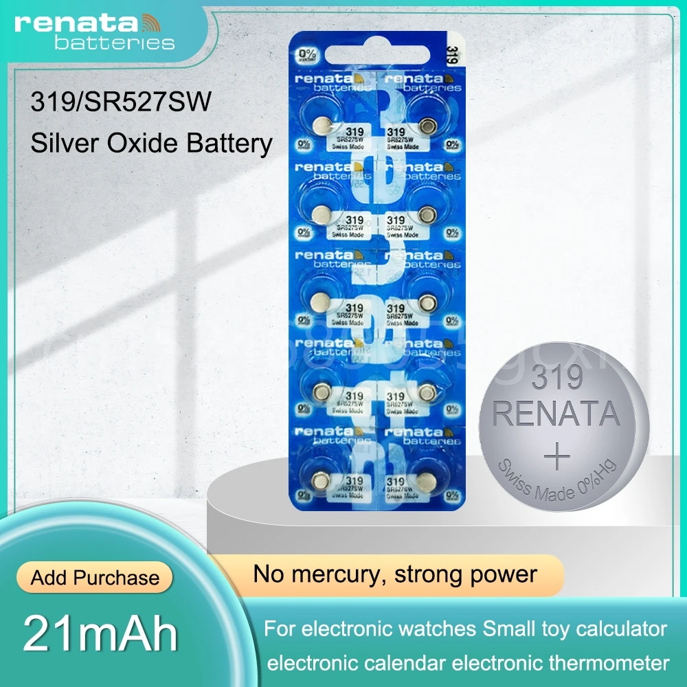 Original-Renata-319-SR527SW-LR527-SR64-1-55V-Silver-Oxide-Battery-for ...