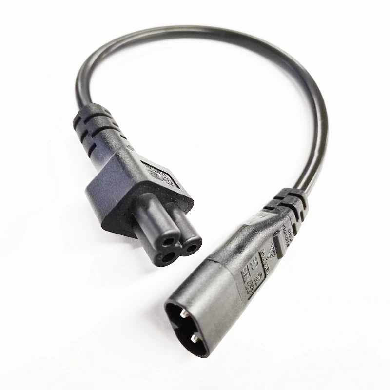 NCHTEK IEC320 C5 Female to C8 Male Adapter Power Cable, C5 Figure Eight ...