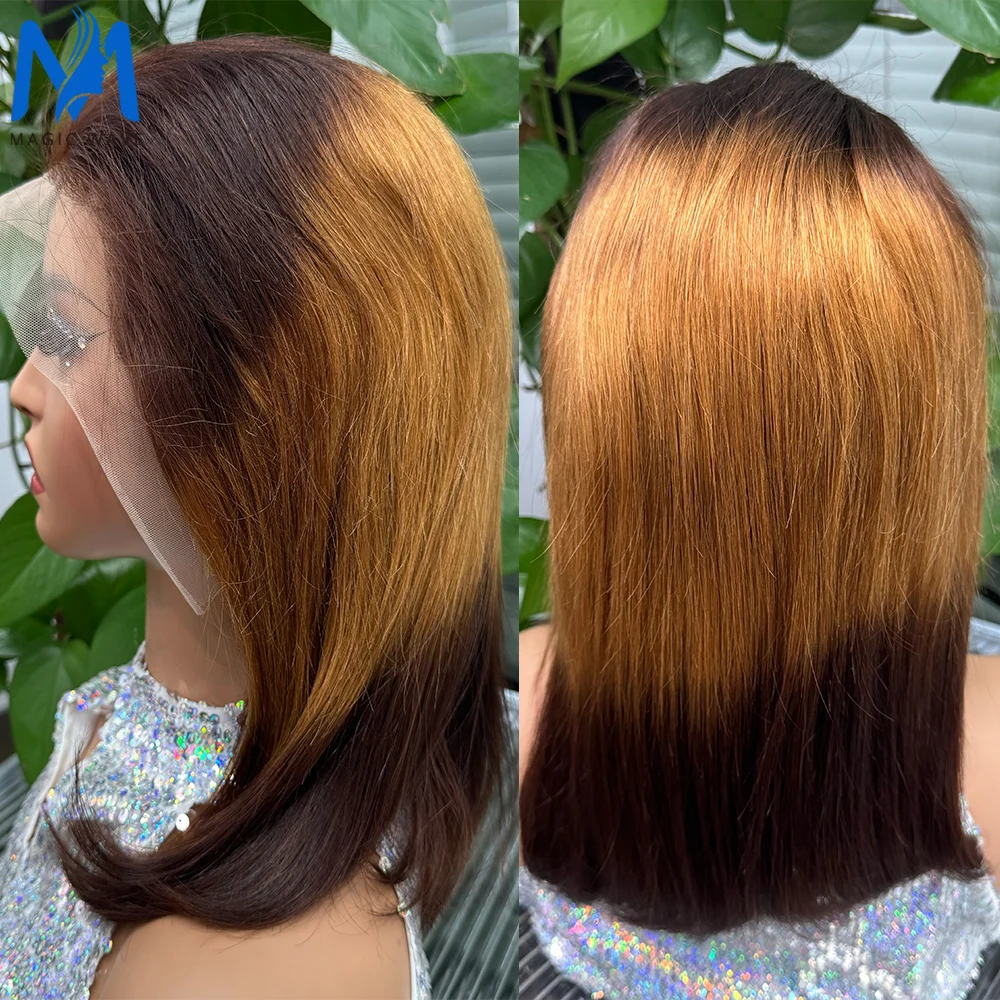 4-30-4-Color-Human-Hair-Bob-Wig-Straight-13x4-Lace-Front-Human-Hair ...