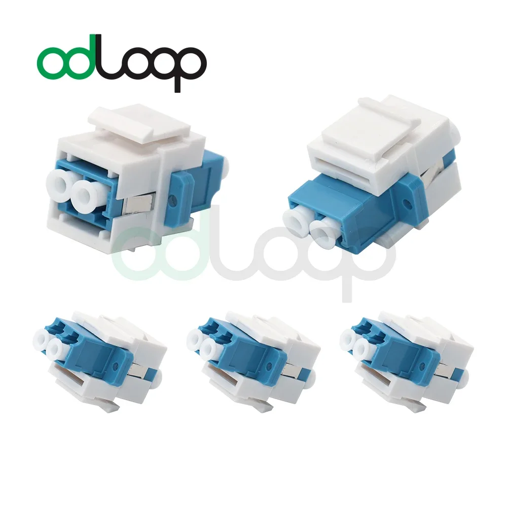 ODLOOP-5-Pack-Fiber-Keystone-Jack-Snap-Fitting-Duplex-LC-UPC-APC ...