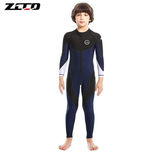 Lycra Diving Skin Boys Girls Youth Thin Wetsuit Rash Guard- Full Body ...