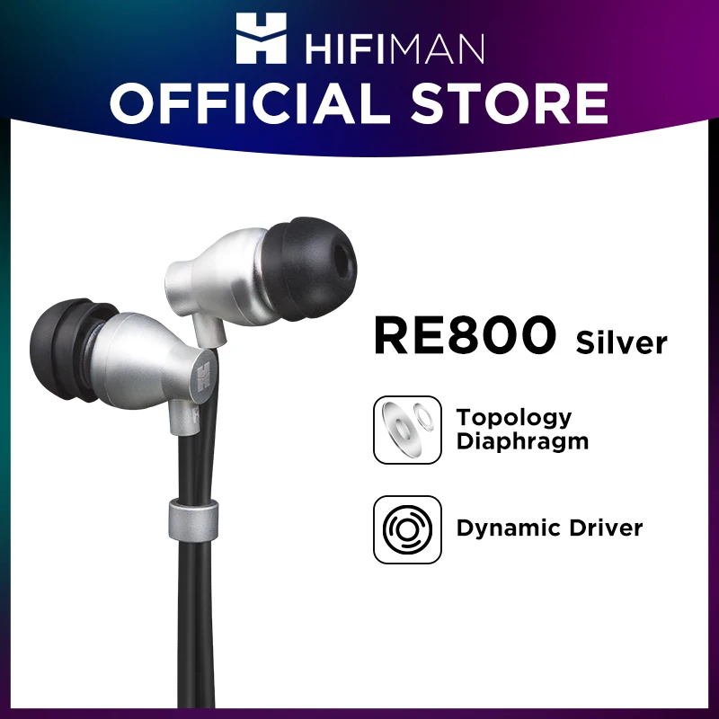 HIFIMAN-RE800-Driver-dinamico-argento-con-diaframma-topologico ...
