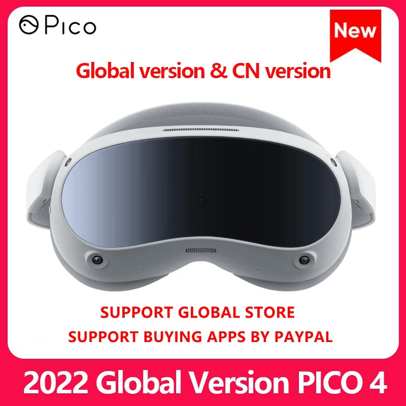 Newest Pico 4 Vr Glasses All-in-one Virtual Reality Watching Tv 4k Display 8gb Vr Headset Play ...