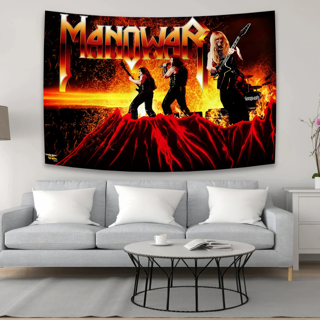 American-Heavy-Metal-Band-Hanging-Tapestries-Manowars-Group-Poster ...