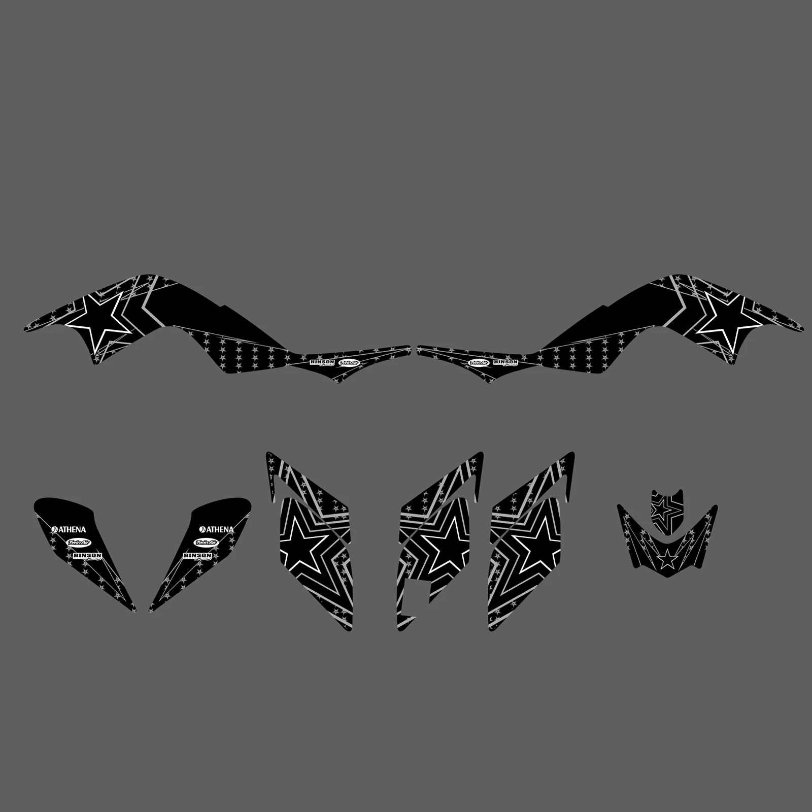 STYLE-TEAM-DECALS-STICKERS-Graphics-Kits-for-Yamaha-RAPTOR-700-ATV-2006 ...