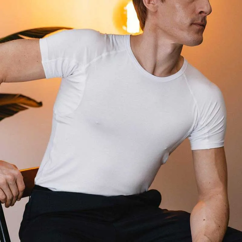 Guaranteed to Stay Dry Sweatproof Undershirt Men Tee Shirt T-Shirt O V ...