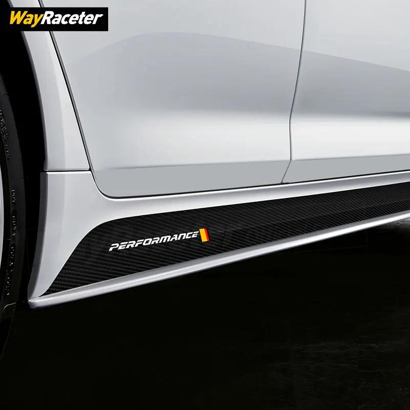 2-Pcs-Car-Door-Side-Skirt-Stripes-Sticker-M-Performance-Body-Vinyl ...