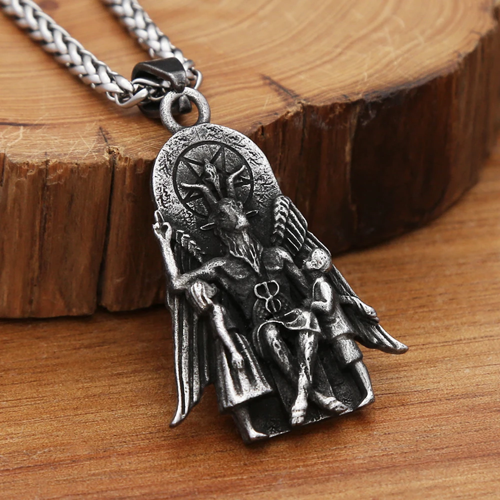 Gothic-Vintage-Stainless-Steel-Lucifer-Satanic-Signet-Pendant-Necklaces ...
