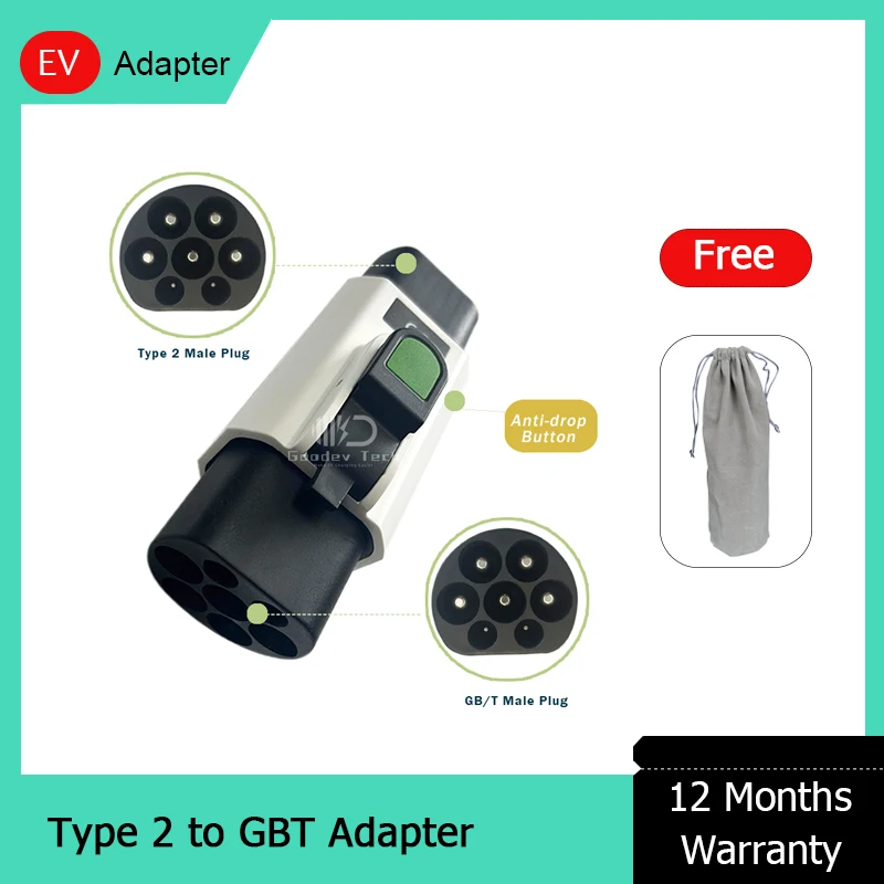 Anti-drop-Hook-EV-Charger-Adapter-Type-2-Male-Plug-to-GB-T-Connector ...