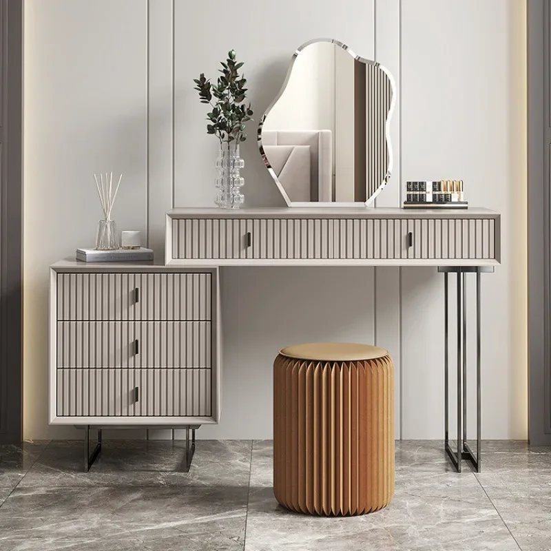 Solid-wood-dressing-table-minimalist-advanced-small-bedroom-storage ...