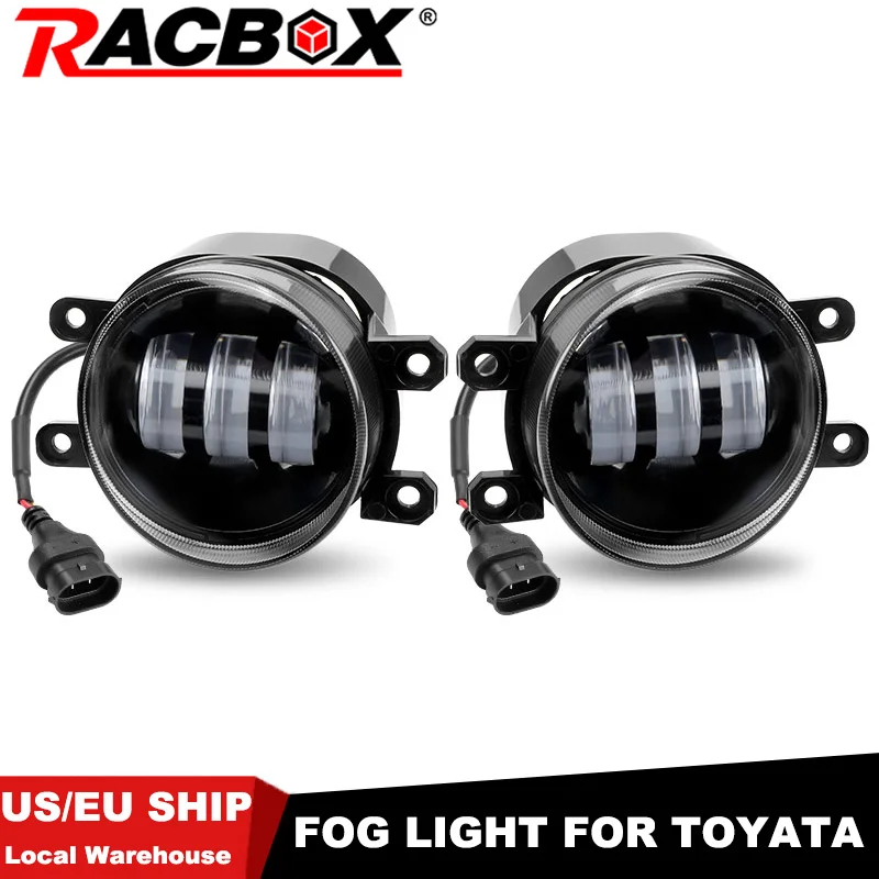 3-inch-LED-Fog-Light-30W-6000K-White-Flat-Driving-Beam-Off-Road-Driving ...