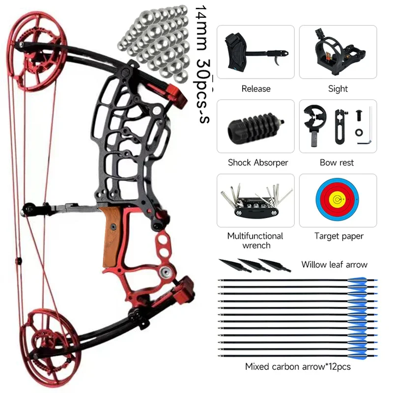 45-65lbs-Compound-Bow-Archery-Draw-Weight-Adjustable-Sets-Left-Right ...