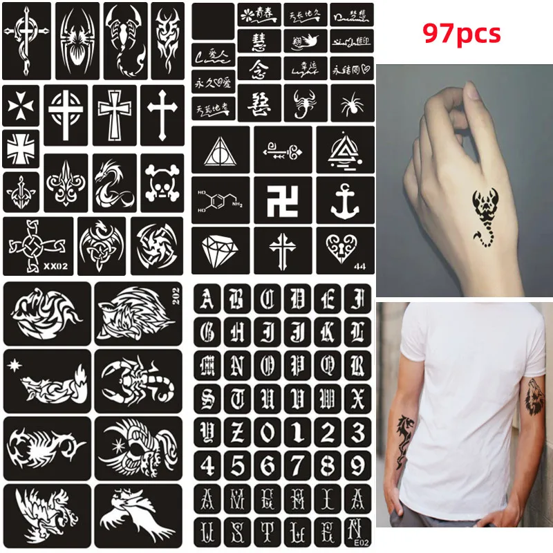 Tattoo Letter Stencils