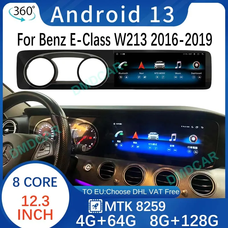 Android13-10-25-MT8259-For-Benz-E-Class-W213-2016-2019-GPS-Navigation ...