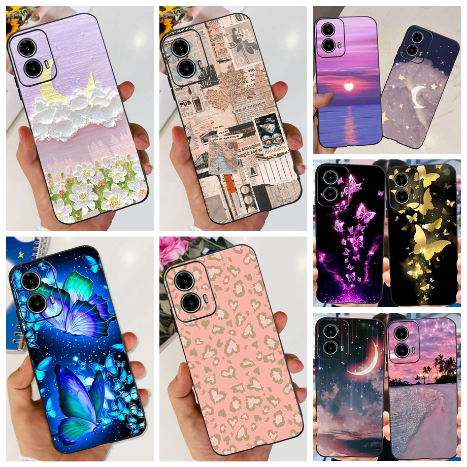 For Motorola Moto G04 Case Silicone Soft Back Cover For Moto G24 Power ...