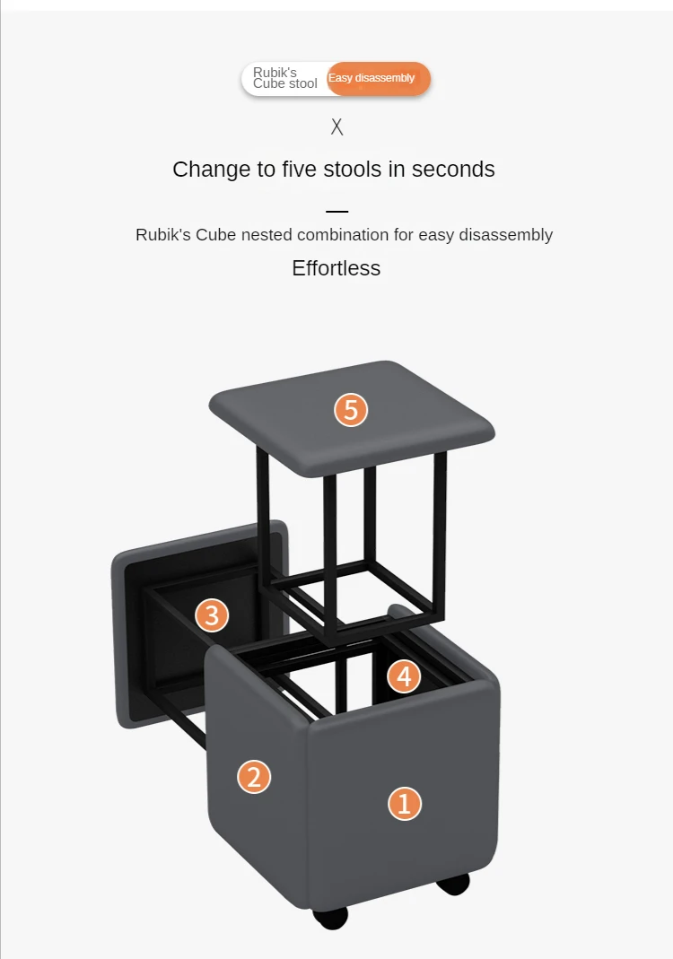 Rubik's Cube Combination Stool | Small Living Room Table Cubes - Small ...