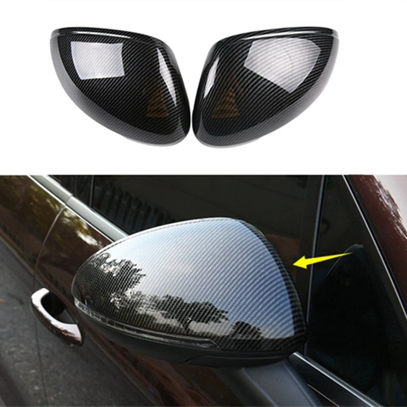 2Pcs Side Rear View Mirror Cover Trim for Porsche Macan 2011 2021 ...