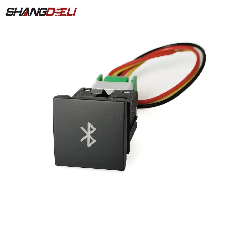 Car-LED-Light-Bluetooth-Push-Button-Switch-with-Wire-For-VW-Golf-6 ...