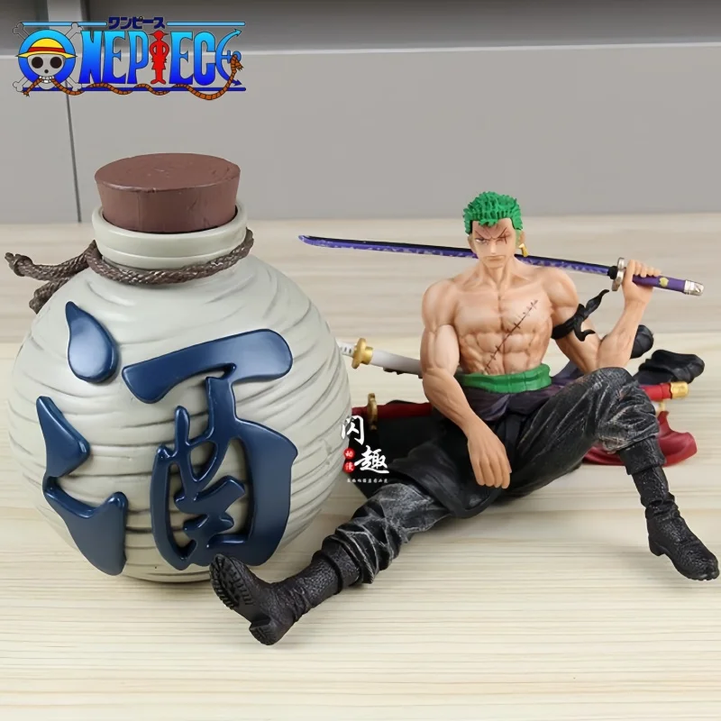One Piece Figures Roronoa Zoro Figure Anime Pvc Gk Figurine Model Doll ...