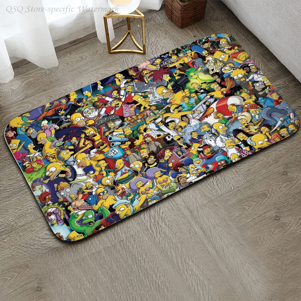 1pc-MINISO-Disney-The-Simpsons-Floor-Mat-Floor-Mat-Anti-Slip-Kitchen ...