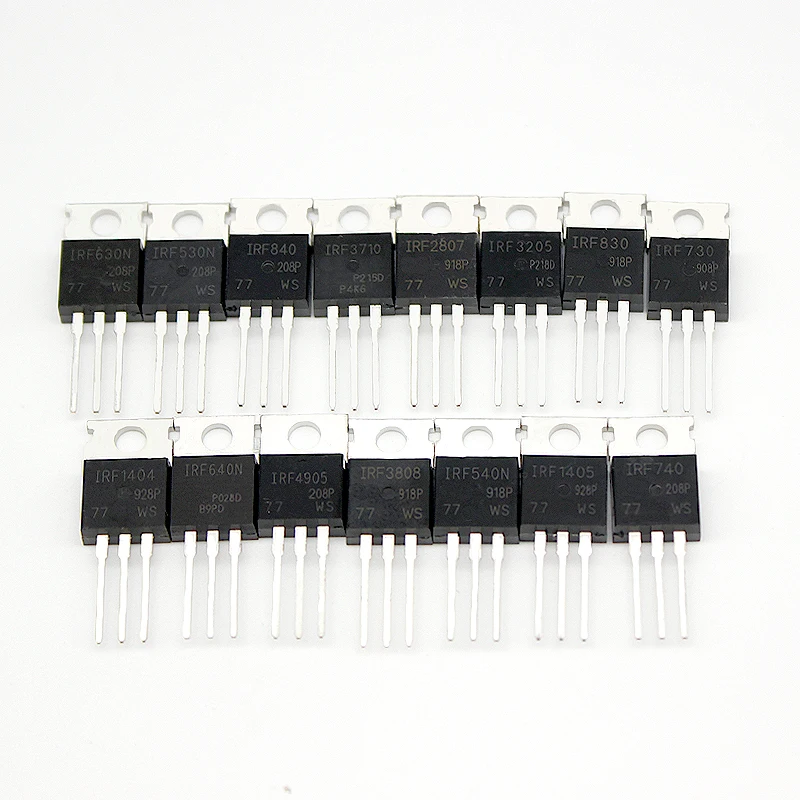 5 uds IR Mosfet Transistor IRFZ44N IRF3205 IRF540 IRF740 IRF840 IRF4905 ...
