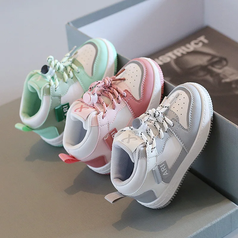 High-Top-Children-Sneakers-Anti-slippery-Boys-Basketball-Shoes-Flat ...