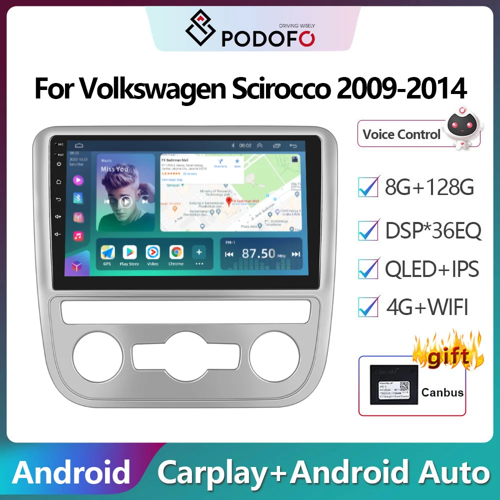 Podofo-2Din-Android-Car-Radio-Multimidia-Video-Player-For-Volkswagen ...