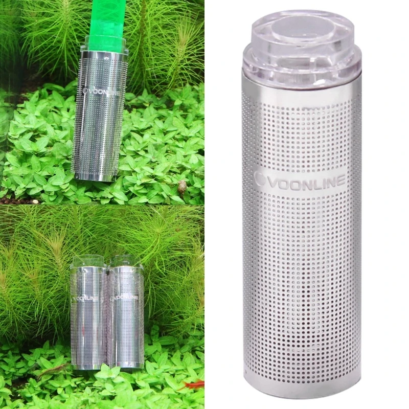Water-Pump-Filter-Media-Cover-Stainless-Steel-Mesh-Net-Aquariums-Filter ...