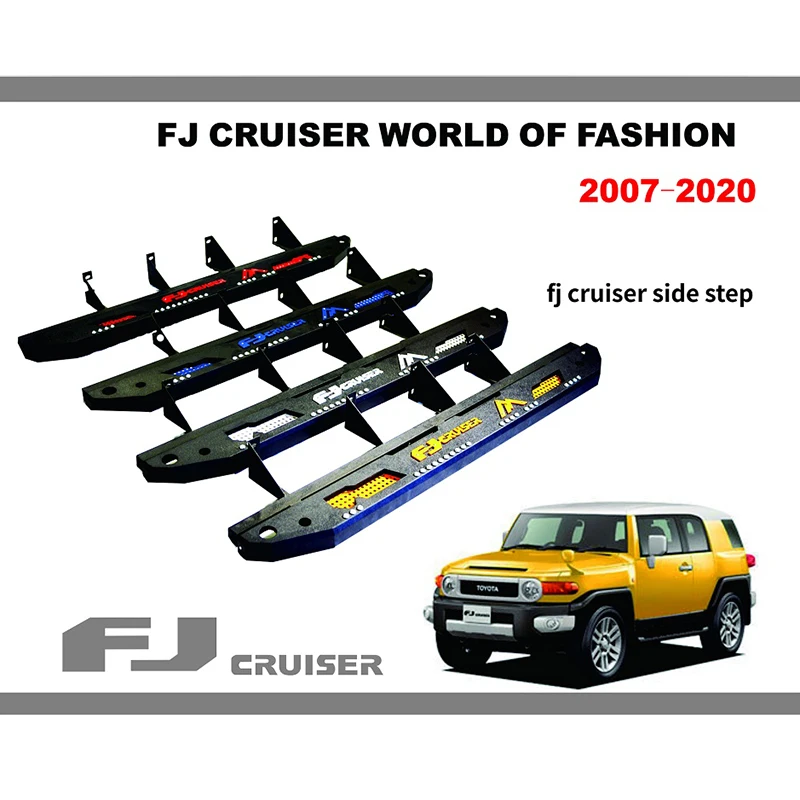 Modified-Lightweight-Off-Road-Pedals-For-Toyota-FJ-Cruiser-Side-Steps ...