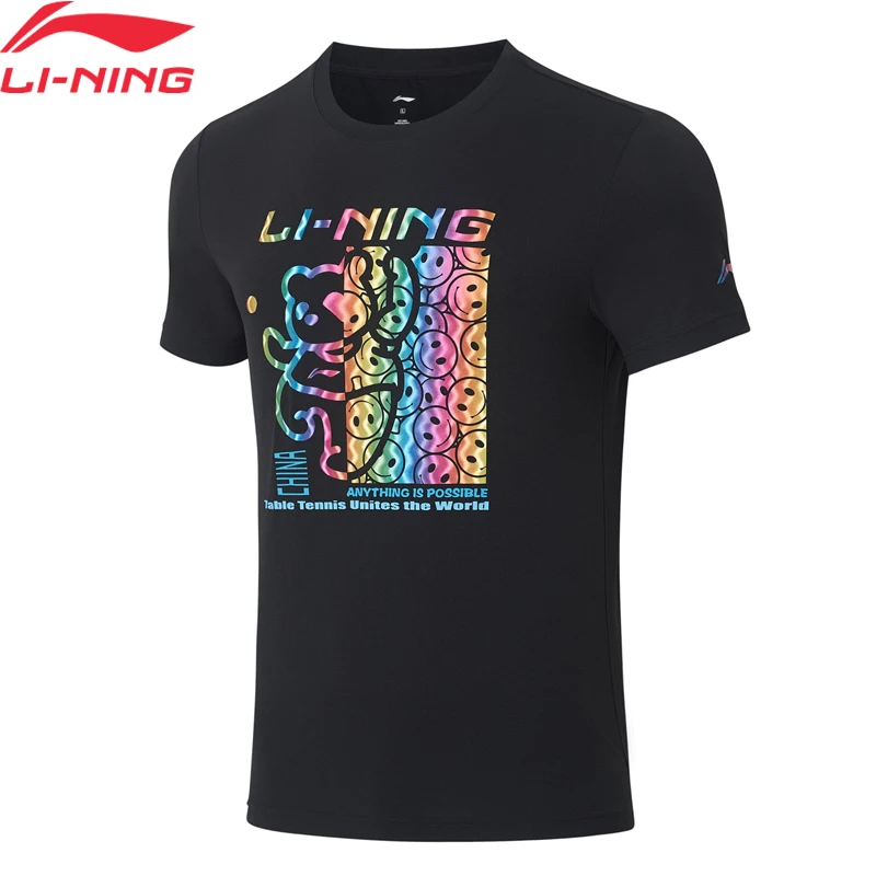 Li-Ning Men PingPong Series T-shirt AT DRY BASE Breathable 100 ...