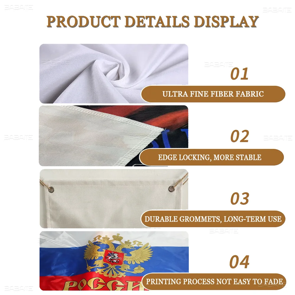 Custom Family Hand Creative Pattern Hanging Flag Polyester Printed ...