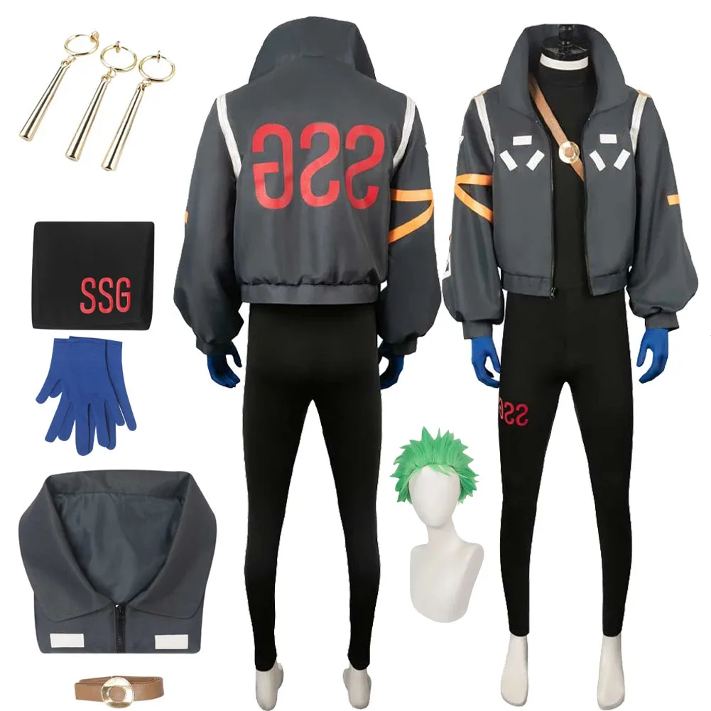 Roronoa Zoro Egghead Island Fantasia Cosplay Adult Men Jacket Jumpsuit ...