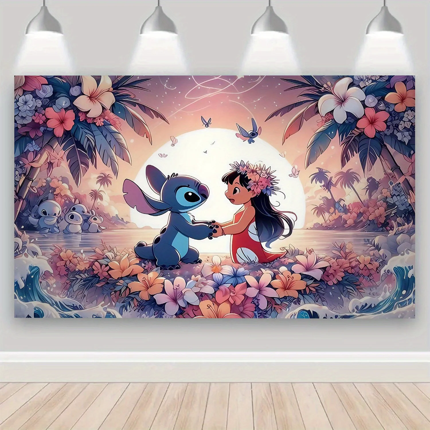 Stitch Background Beach: The Ultimate Tropical Party Décor That ...