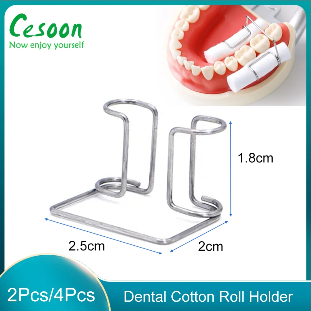 2-4Pc-Cotton-Roll-Clip-Dental-Ortho-Cotton-Roll-Holder-Autoclavable ...