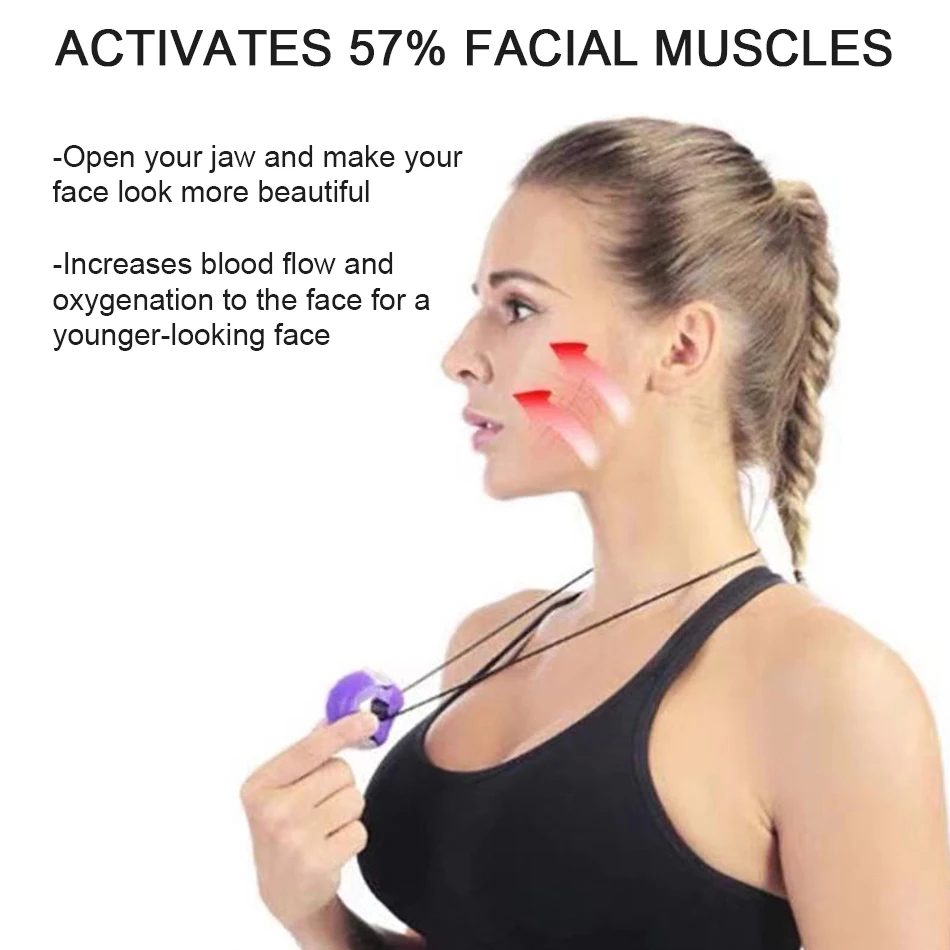 Jaw Muscle Exercise Tool Ball Strengthen Jaws Line Muscles Training ...