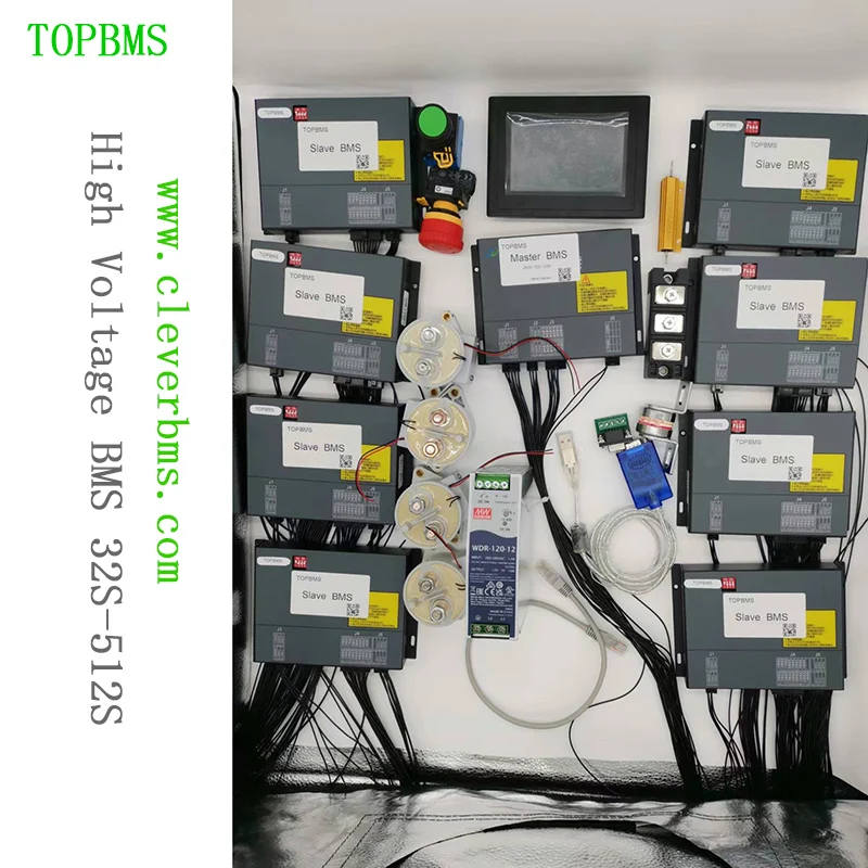TOPBMS 고전압 BMS 32S 512S 리튬 이온 96S120S 224S LiFepO4 160S LTO BMS 인버터 토크 ...