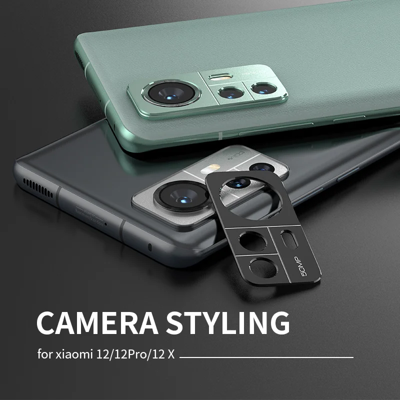 Camera Lens Cover For XiaoMi 12 Pro 12X Back Aluminum Metal Camera ...
