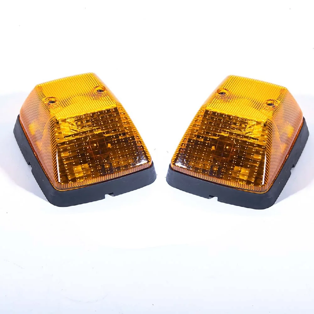 1 Pair 2x Car Roof Warning Light Exterior Ceiling Light Strobe Light ...