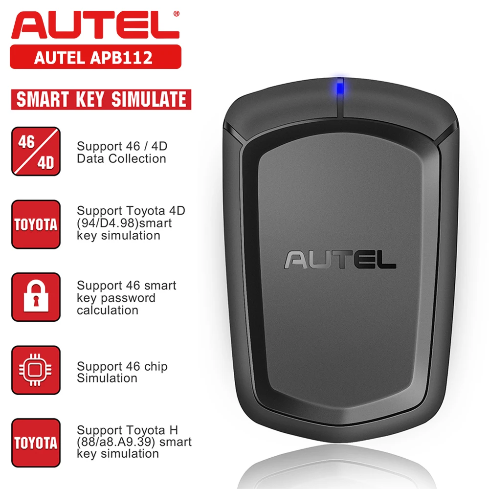 Autel MaxiIM IM508/ IM608 Key Programming Programmer Accessories G-BOX2, APB112 Smart Key ...