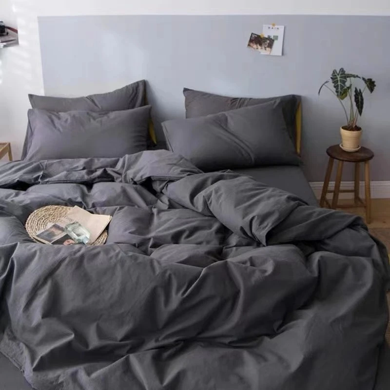 Solid Grey Bedding