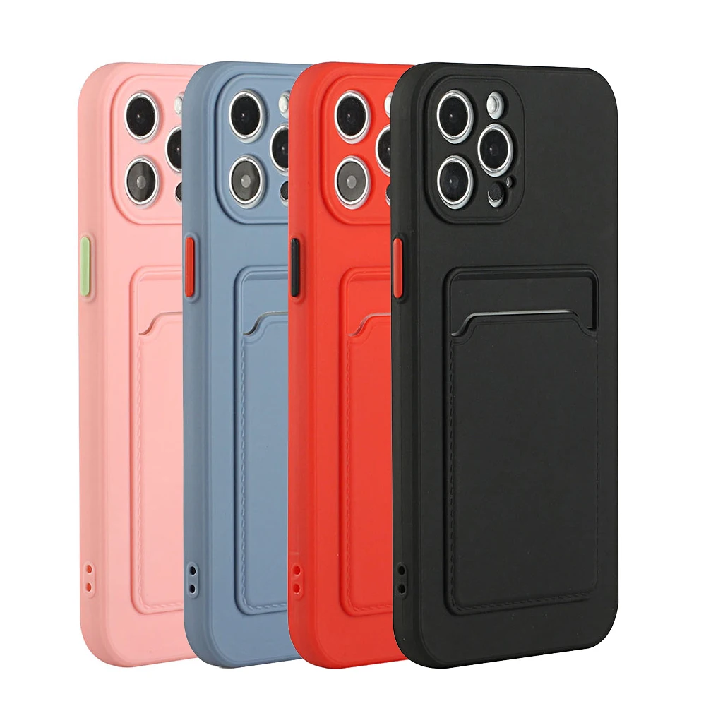 Funda con tarjetero a prueba de golpes para iPhone 14, 13, 12, 11 Pro ...