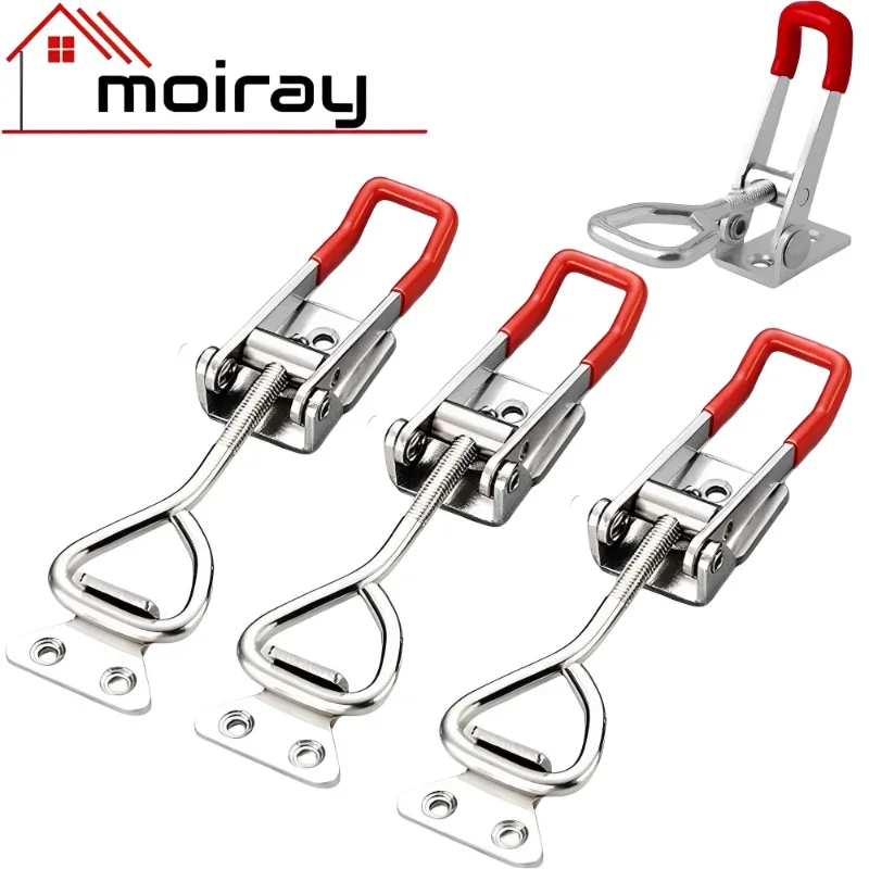 1-2-3-4PCS-Heavy-Iron-Adjustable-Buckle-Lock-Clamp-Box-Buckle-Clamp ...
