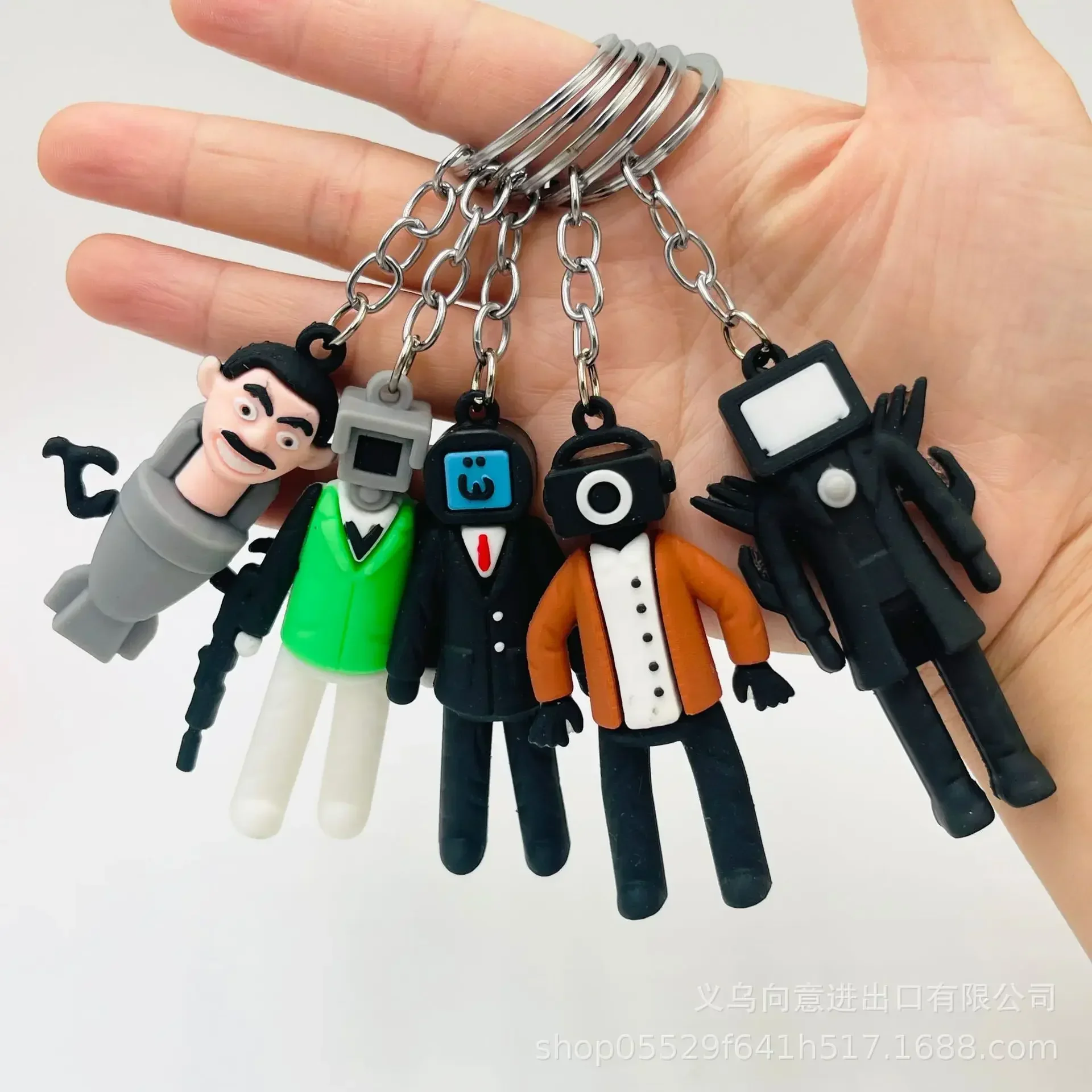 Creative-Toilet-Man-Keychain-Monitor-Person-TV-Man-Anime-Keychain ...