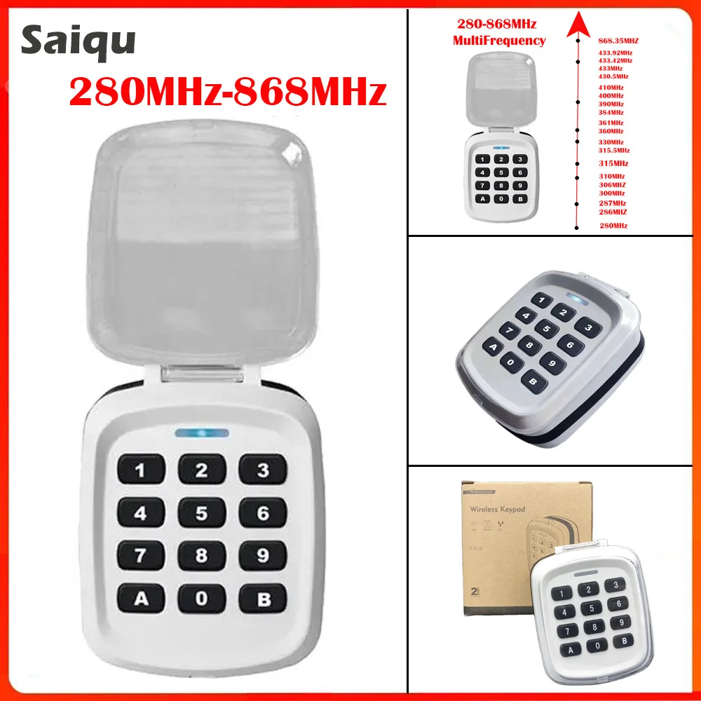 433-92MHz-Multi-frequency-Electric-Roller-Shutter-Door-Gate-Garage-Door ...