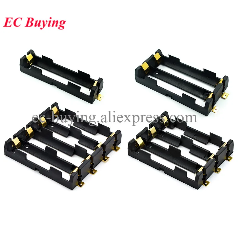 1x 2x 18650 26650 2x26650 Series Batteries Holder Box Storage Case ...
