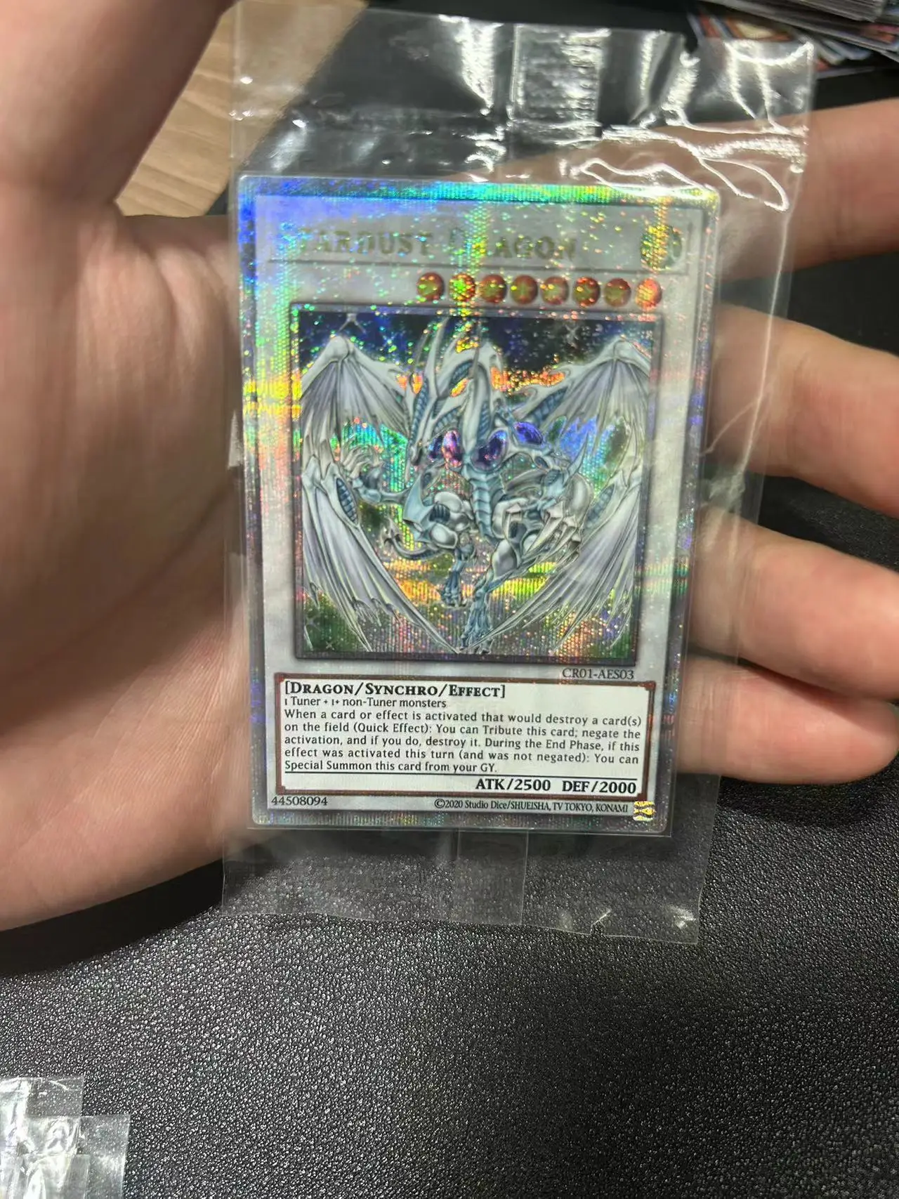 Yu-Gi-Oh-Quasi-ChromeSphere-E-QCSER-TCG-Stardust-Dragon-CR01-AES03 ...