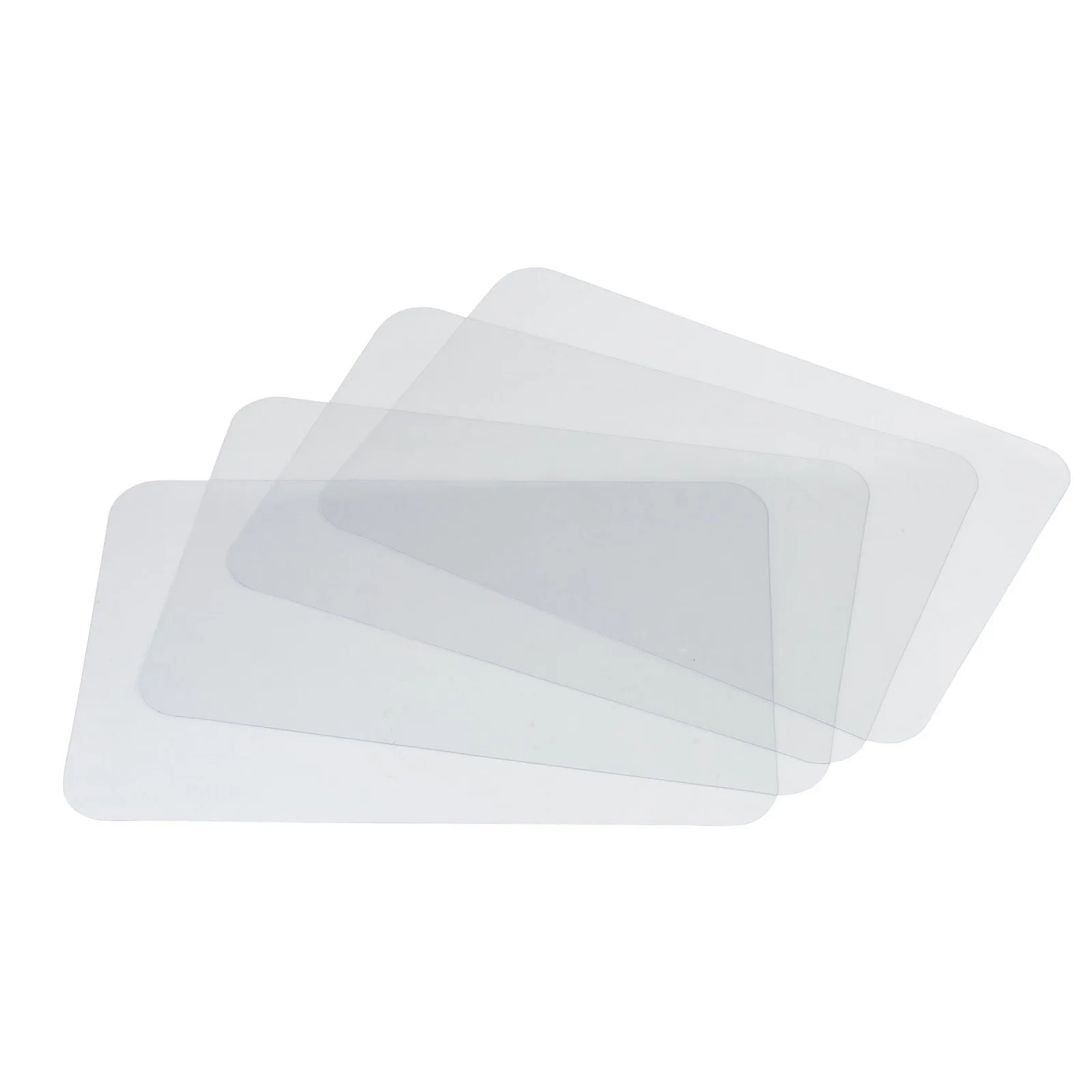 4PCS-Clear-Transparent-Silicone-Dining-Table-Placemat-Europe-Style ...
