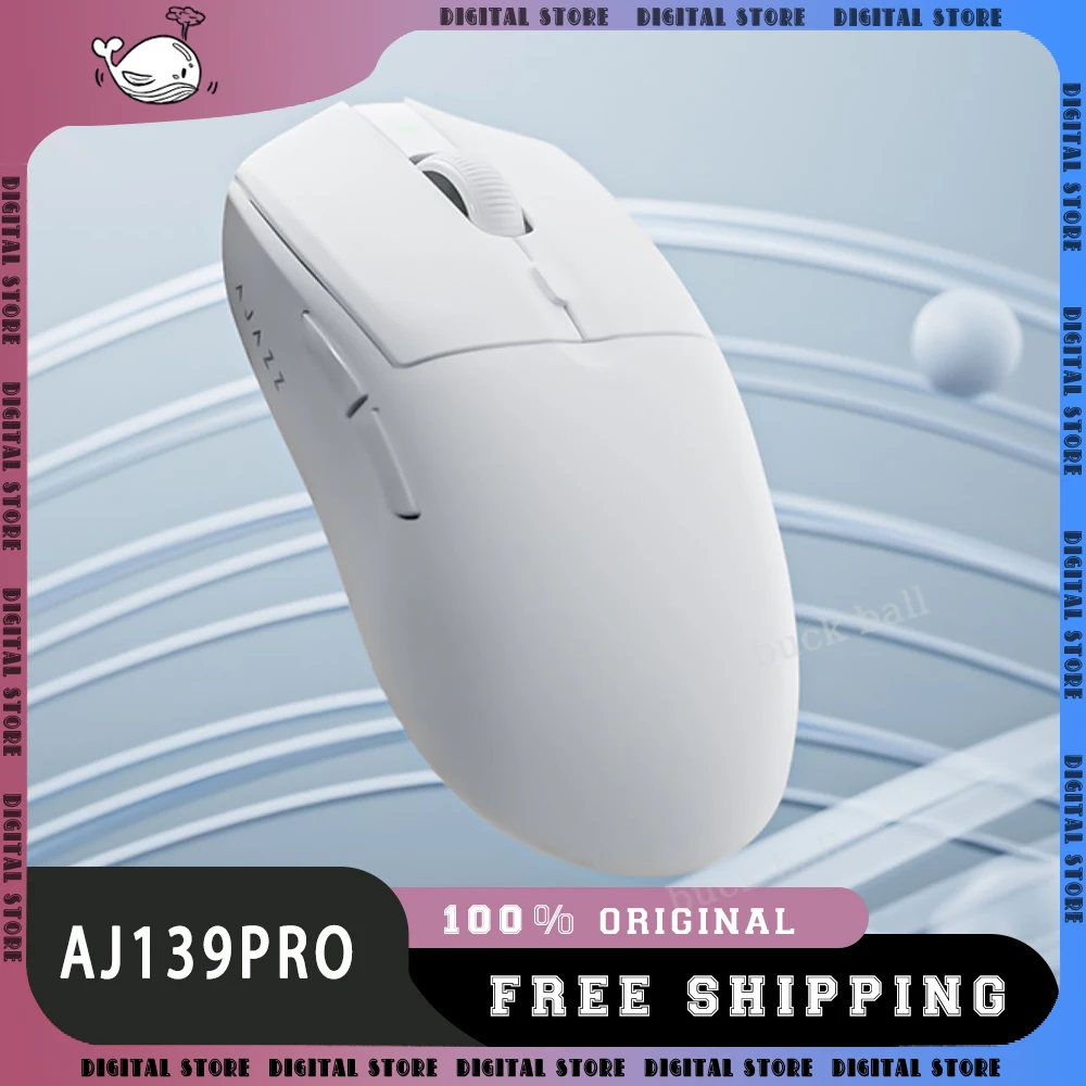 Ajazz-AJ199-AJ139-Pro-Wireless-Mouse-Gamer-2-Mode-Wireless-Wired-Mouse ...
