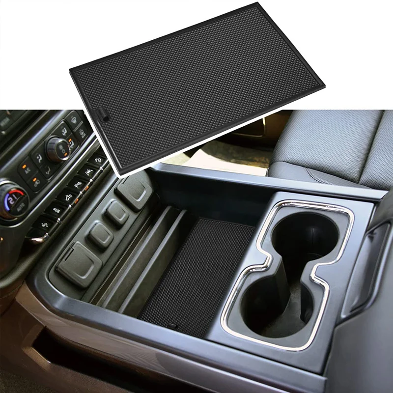 Center Console Compartment Cover For GMC Sierra 1500/Chevy Silverado ...