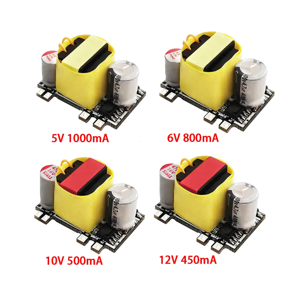 AC-DC 5V 1000mA 6V 800mA 10V 500mA 12V 450mA Buck Converter AC 220V to ...